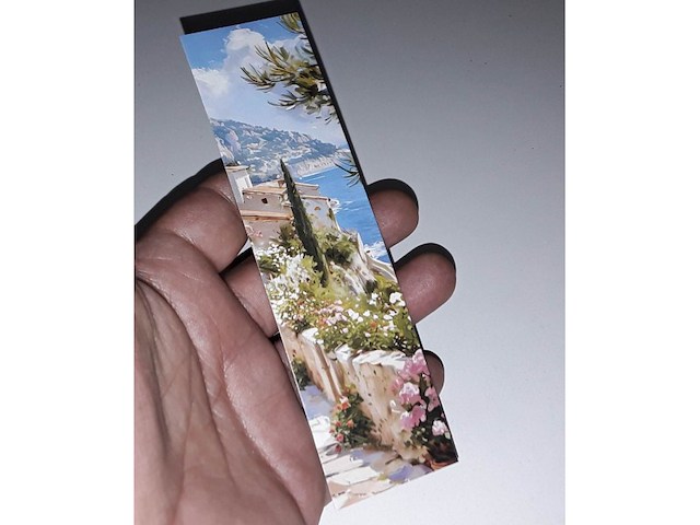 Obeleživač stranica, Bookmarker. 15 x 4 cm.