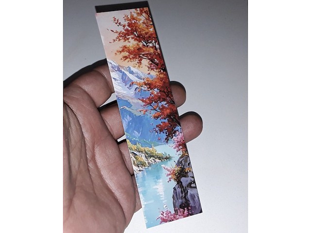 Obeleživač stranica, Bookmarker. 15 x 4 cm.