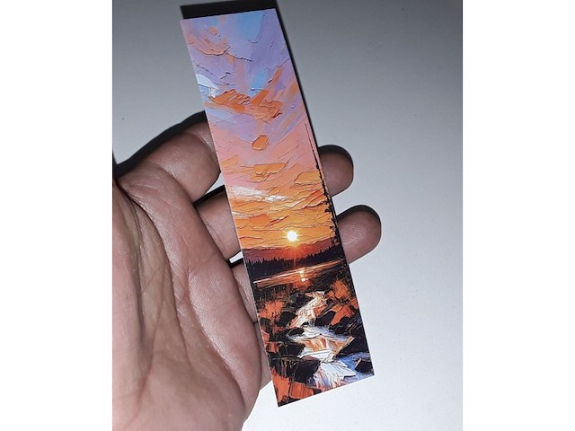 Obeleživač stranica, Bookmarker. 15 x 4 cm.