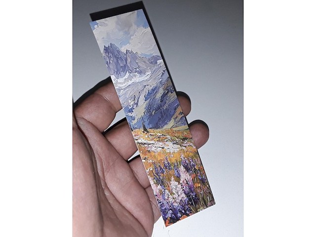 Obeleživač stranica, Bookmarker. 15 x 4 cm.