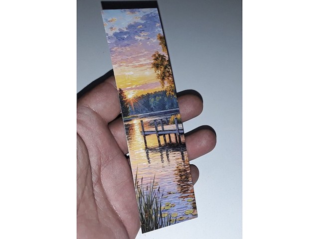 Obeleživač stranica, Bookmarker. 15 x 4 cm.