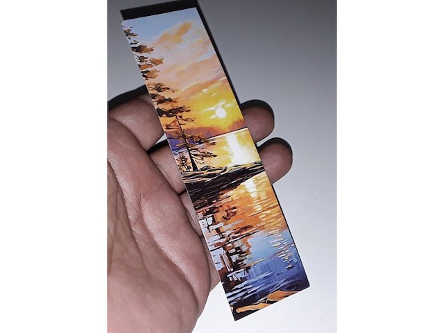 Obeleživač stranica, Bookmarker. 15 x 4 cm.