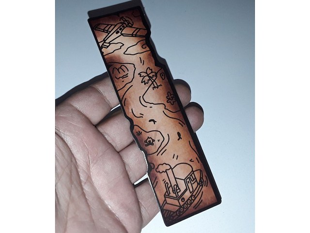 Obeleživač stranica, Bookmarker. 15 x 4 cm.