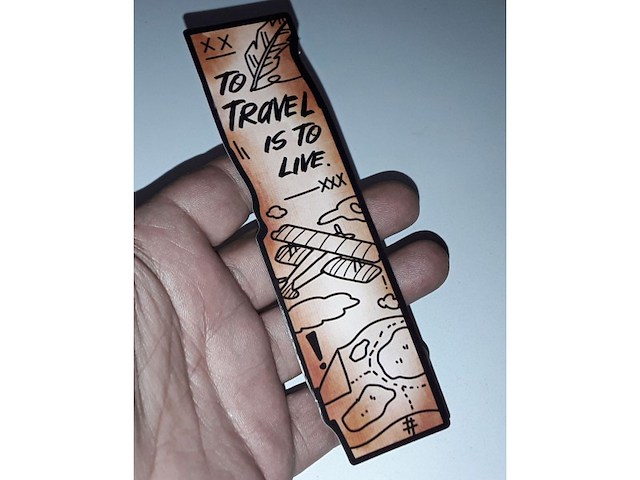 Obeleživač stranica, Bookmarker. 15 x 4 cm.