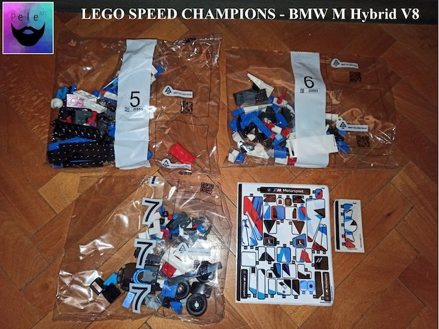 Lego Speed Champions - BMW M Hybrid V8 - NOVO