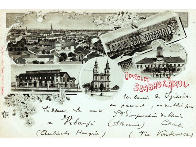 Subotica 1898 - Litografija