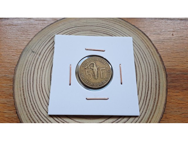 ZAPADNA AFRIKA 5 FRANCS 1969 GODINA JUBILARAC