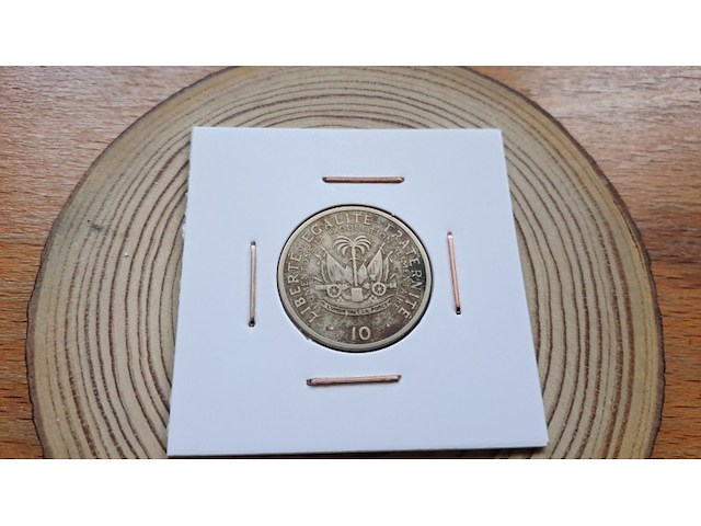 HAITI 10 CENTI 1975 GODINA