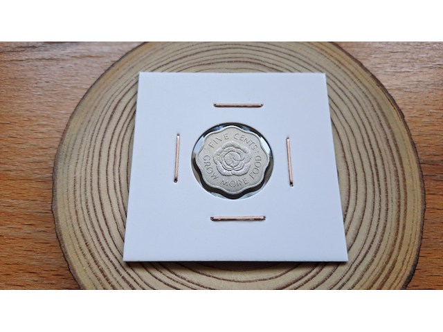 SEYCHELLES 5 CENTS 1972 GODINA