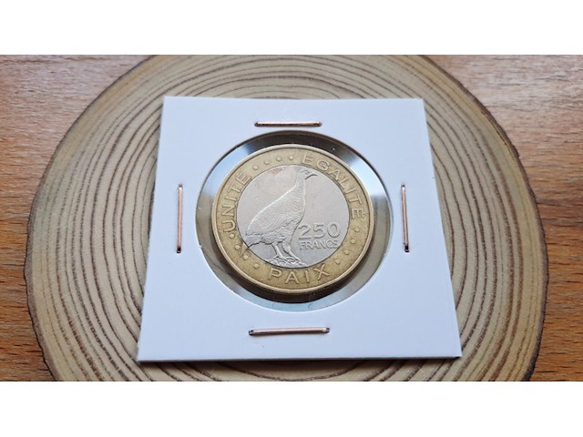 DJIBUTI 250 FRANCS 2012 GODINA JUBILARAC BIMETAL