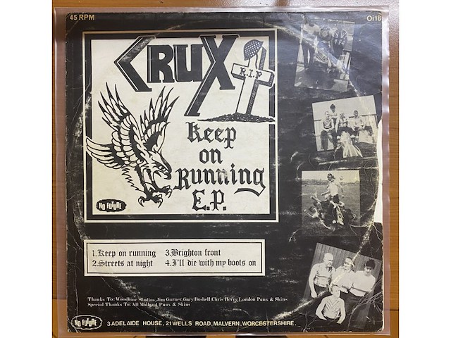 Crux/Crash - Keep On Running/Fight For Your Life EP