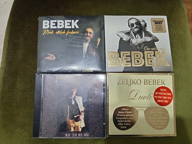 ŽELJKO BEBEK komplet 4 cd (original folija)