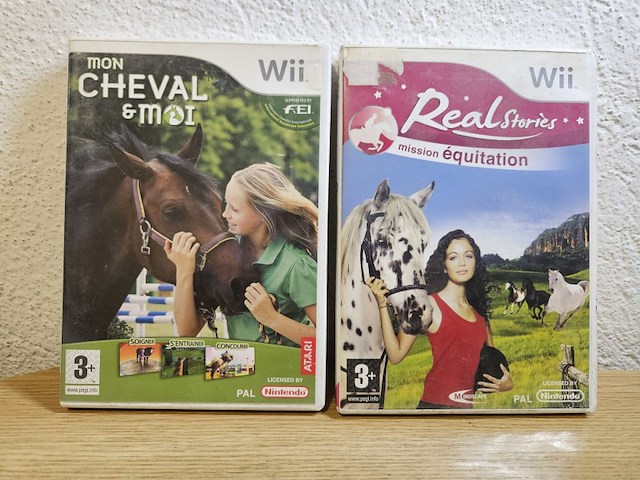 Igrica za Nintendo Wii igra jahanje Mon Cheval Moi Real