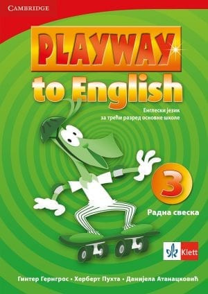 Playway to English 3, radna sveska za engleski jezik za 3. razred osnovne škole (QR) Klett