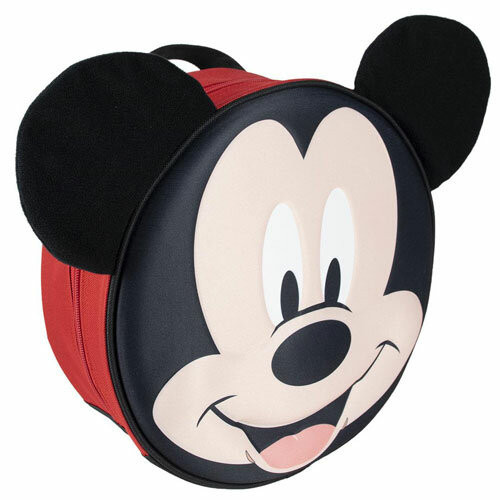 Ranac vrticki okrugli 3d Mickey Cerda 2100003435 crveno-crni