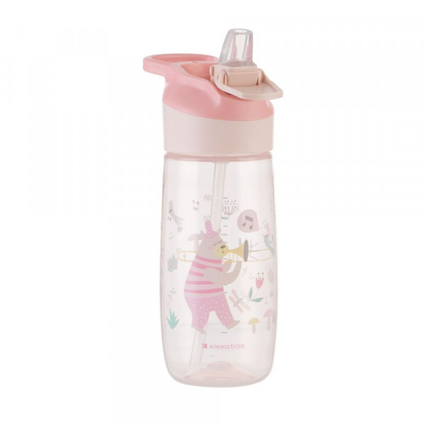 Kikka Boo Šolja sa silikonskim piskom Music Fest 450ml Pink