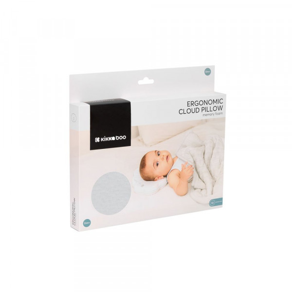 Kikka Boo Ergonomski jastuk od memorijske pene Cloud Airknit Grey
