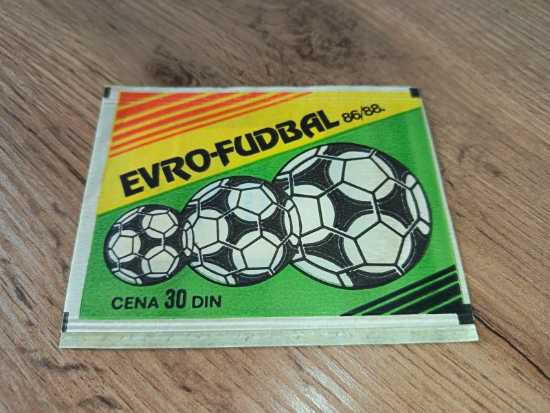 EVRO FUDBAL 86 88 Neotvorena kesica