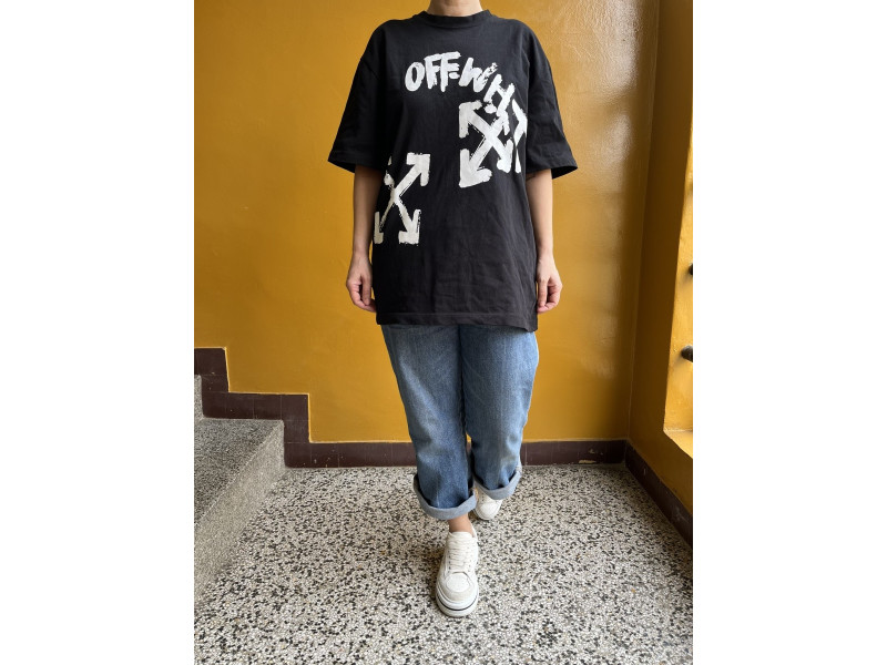 OFF WHITE BY VIRGIL ABLOH PRESKUPA MAJICA 100% PAMUK