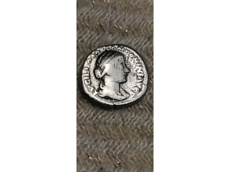 Lucilla, Augusta c. 164 - 182 A.D.Silver denarius.
