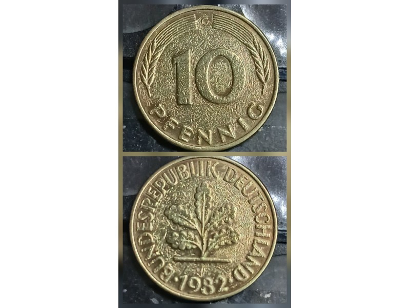 10 PFENNIG 1982 – Zapadna Nemačka