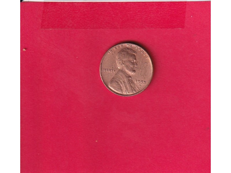 u.s.a. 1955d 1 cen.