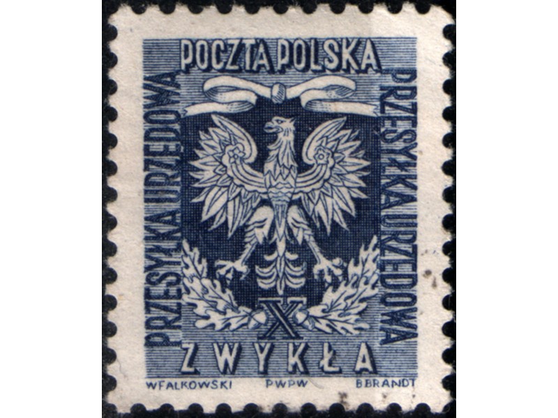 kt704g 18.avg1954 Polska MiTak27A ** 1od2