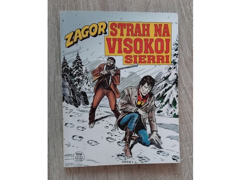 Zagor Slobodna Dalmacija br.64 Strah na visokoj sierri