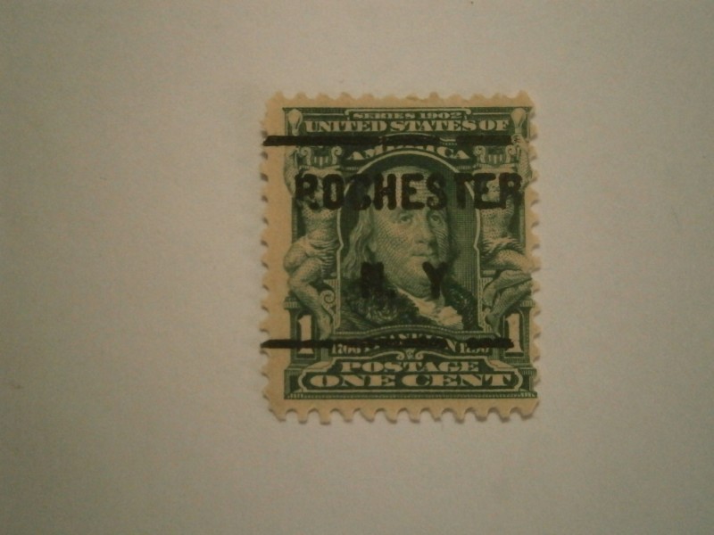 USA 1903. 1 CENT UNAPRED PONIŠTENA