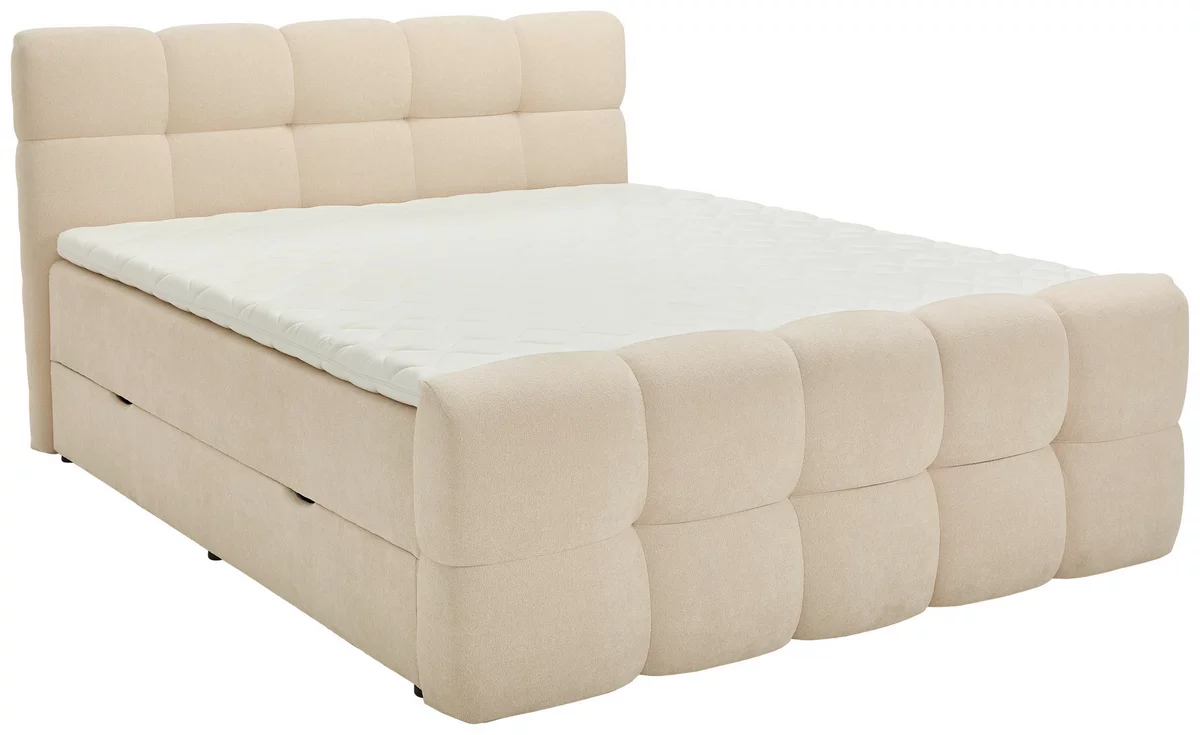 BOX KREVET 160/200 cm bež