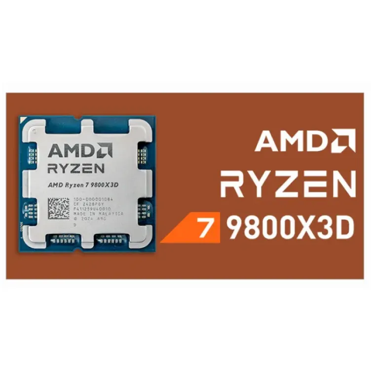 CPU AM5 AMD Ryzen 7 9800X3D 8C/16T 5.2GHz 104MB Tray 100-000001084