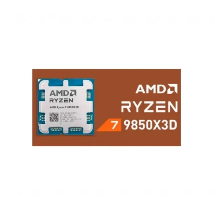 Procesor AMD Ryzen 7 9850X3D 8C/16T/4.7GHz/96MB/120W/AM5 Tray