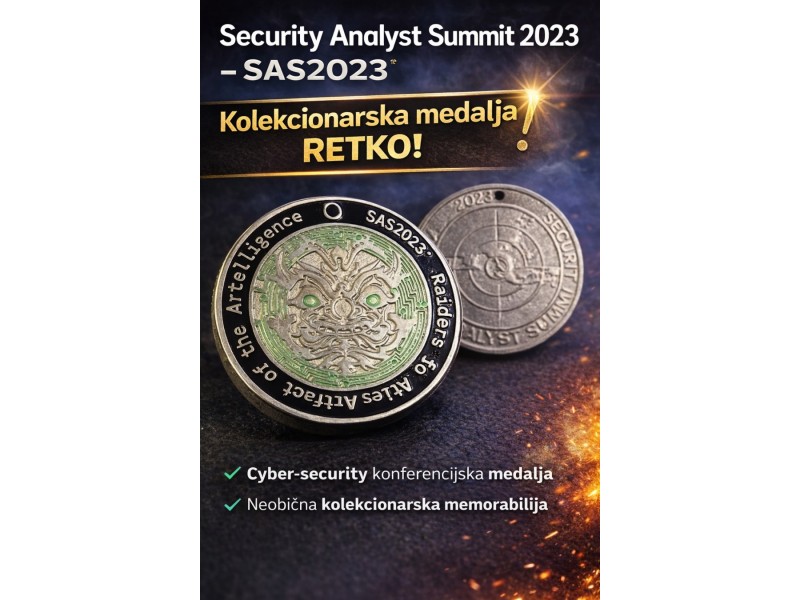 Kaspersky SAS 2023 Challenge Coin - Security Summit