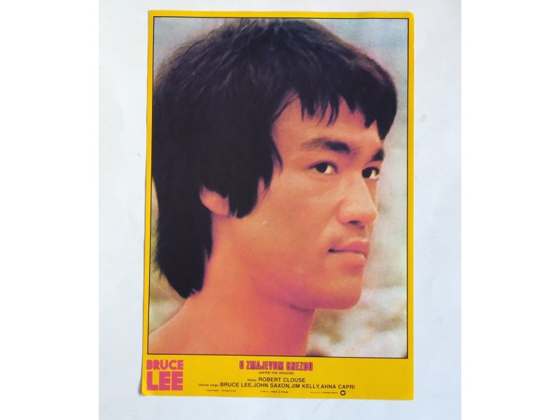filmski plakat BRUCE LEE - U zmajevom gnezdu YU 6
