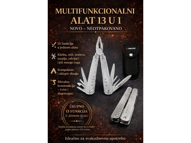 Multifunkcionalni alat 13 u 1 – NOVO !!!