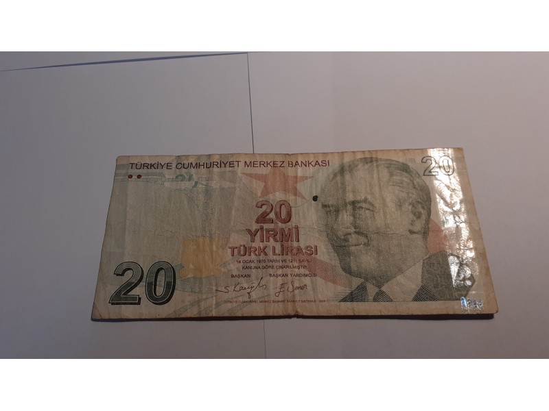 TURSKA - 20 LIRA