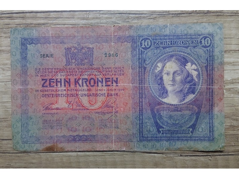 N 237 - KuK - 10 kr 1904 - malo bolja - opis -