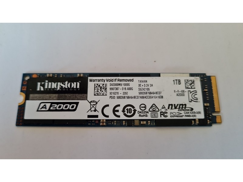 Kingston 1TB A2000 M.2 NVMe