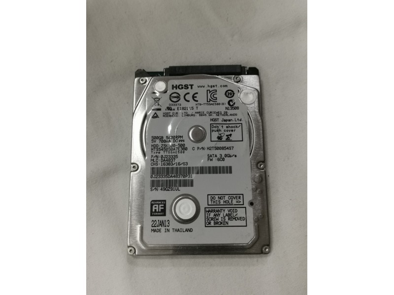 Hard disk Hitachi 500GB 2.5"