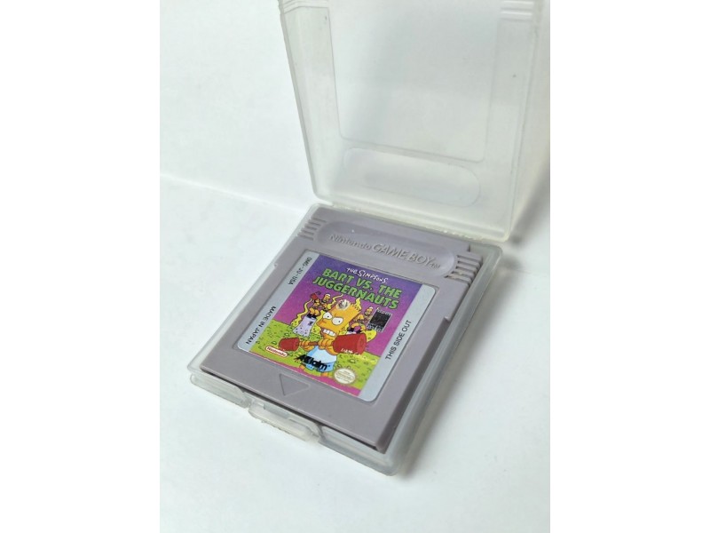 Game Boy igra: The Simpsons: Bart vs The Juggernauts