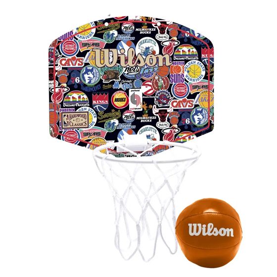 NBA TEAM RETRO MINI BASKETBALL HOOP 'MULTICOLOR'