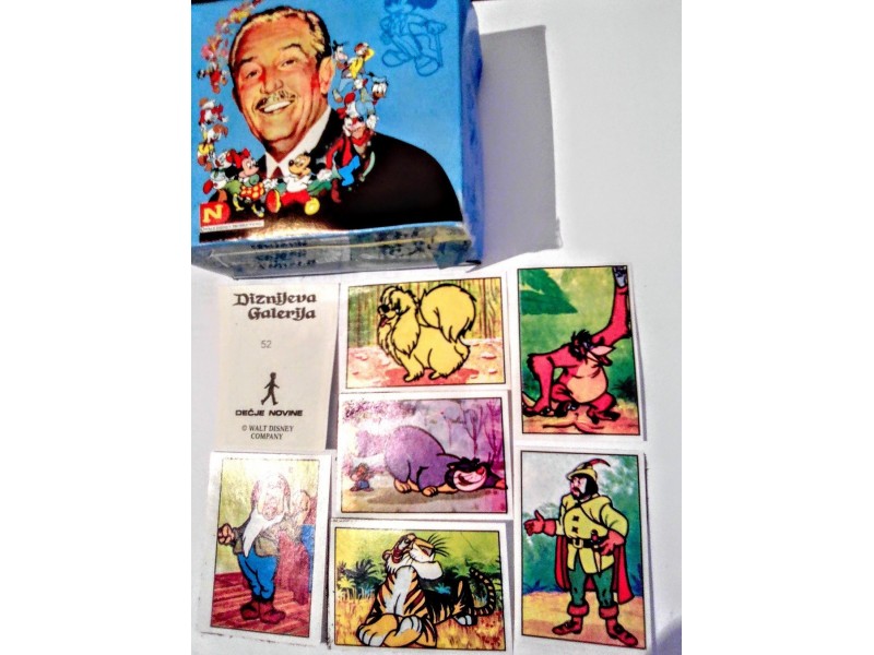 DIZNIJEVA GALERIJA (ZA VELIKI ALBUM)-Sličice na komad