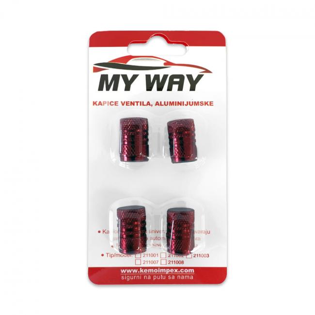 MY WAY - Oprema
KAPICE VENTILA ALU red