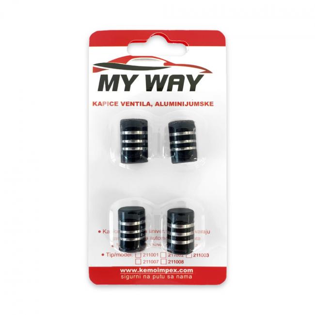 MY WAY - Oprema
KAPICE VENTILA ALU bl/silv