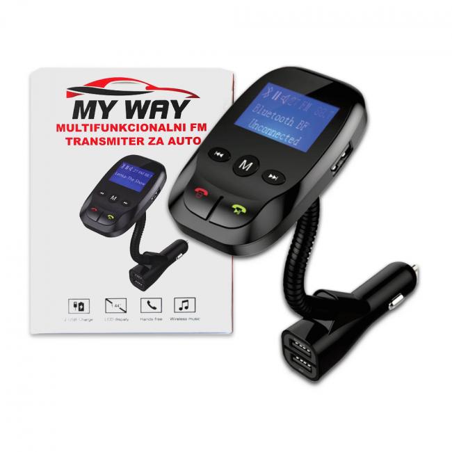 MY WAY - Oprema
MP3 MULTIFUNKCIONALNI FM TRANSMITER ZA AUTO