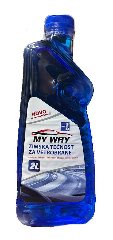 MY WAY - Oprema
ZIMSKA TEČNOST ZA VETROBRANSKO STAKLO 2/1