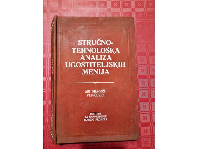 Stručno tehnološka analiza ugostiteljskih menija, Drago