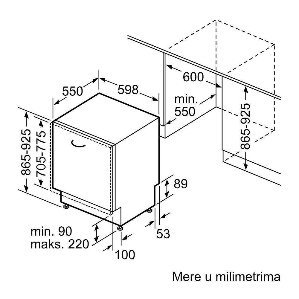 Bosch ugradna sudomašina SBV6ZCX25E