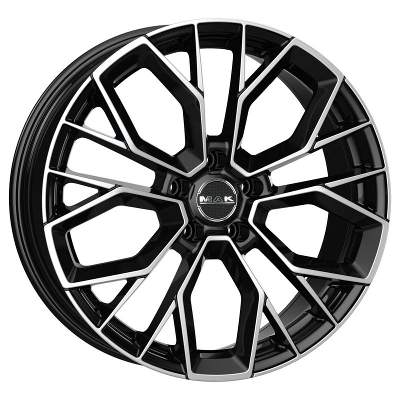 Alu felna 22x9,0J 5/130 ET29 66,45 MAK Stilo - Black Mirror