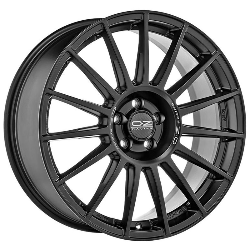 Alu felna 20x8,5J 5/112 ET30 79 OZ Superturismo Dakar - Matt Black Silver Lettering